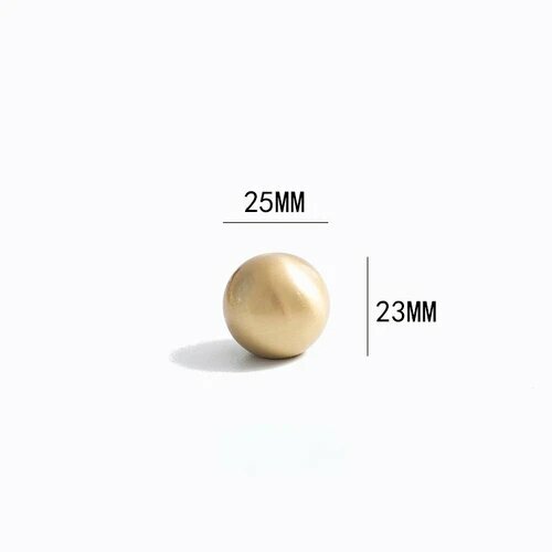 Ручка для шкафа из латуни Diana's-Hardware Ball 25mm