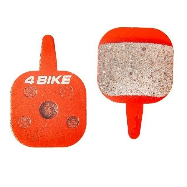 Колодки для дисковых тормозов 4BIKE AD 0801 OR в блистере, компаунд Organic для •Tektro: Aquila/IO; Novela 2010 hydraulic