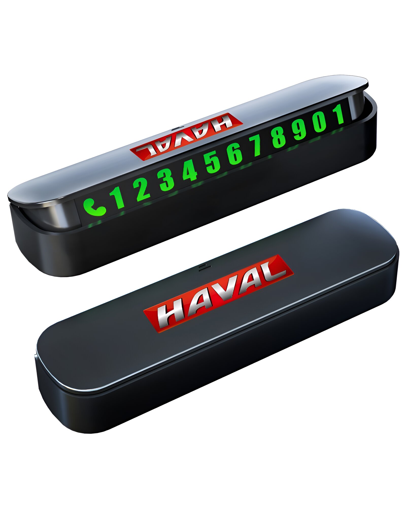 Автовизитка Haval/ номер телефона в автомобиль / парковочная табличка / светится в темноте