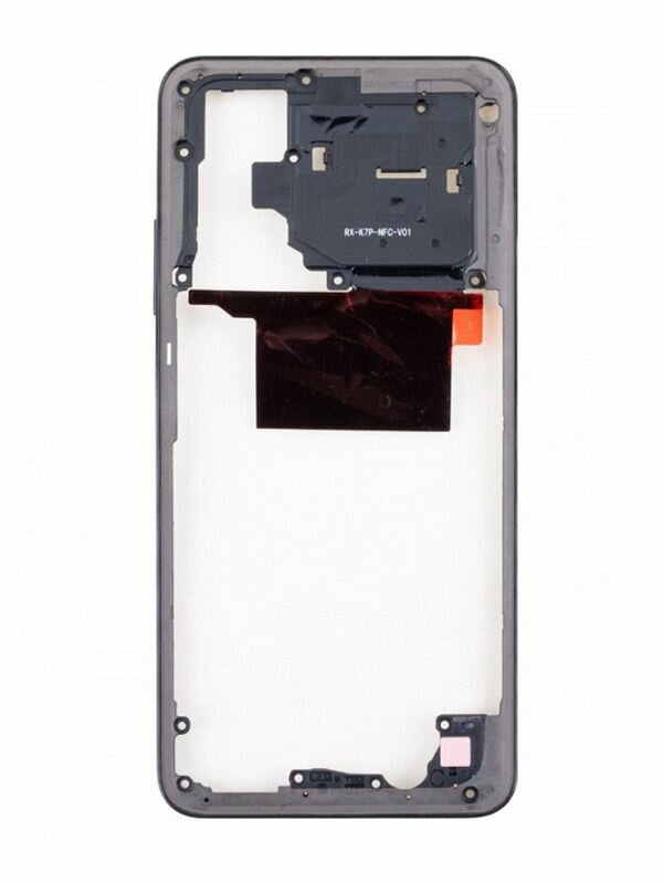 Средняя часть для Xiaomi Poco M4 Pro 4G 2201117pg Черная (с NFC)