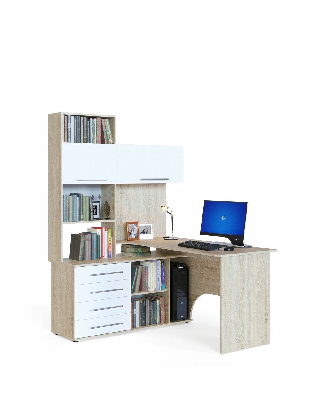 Компьютерный стол КСТ-14.1 Левый 135х124х183 см