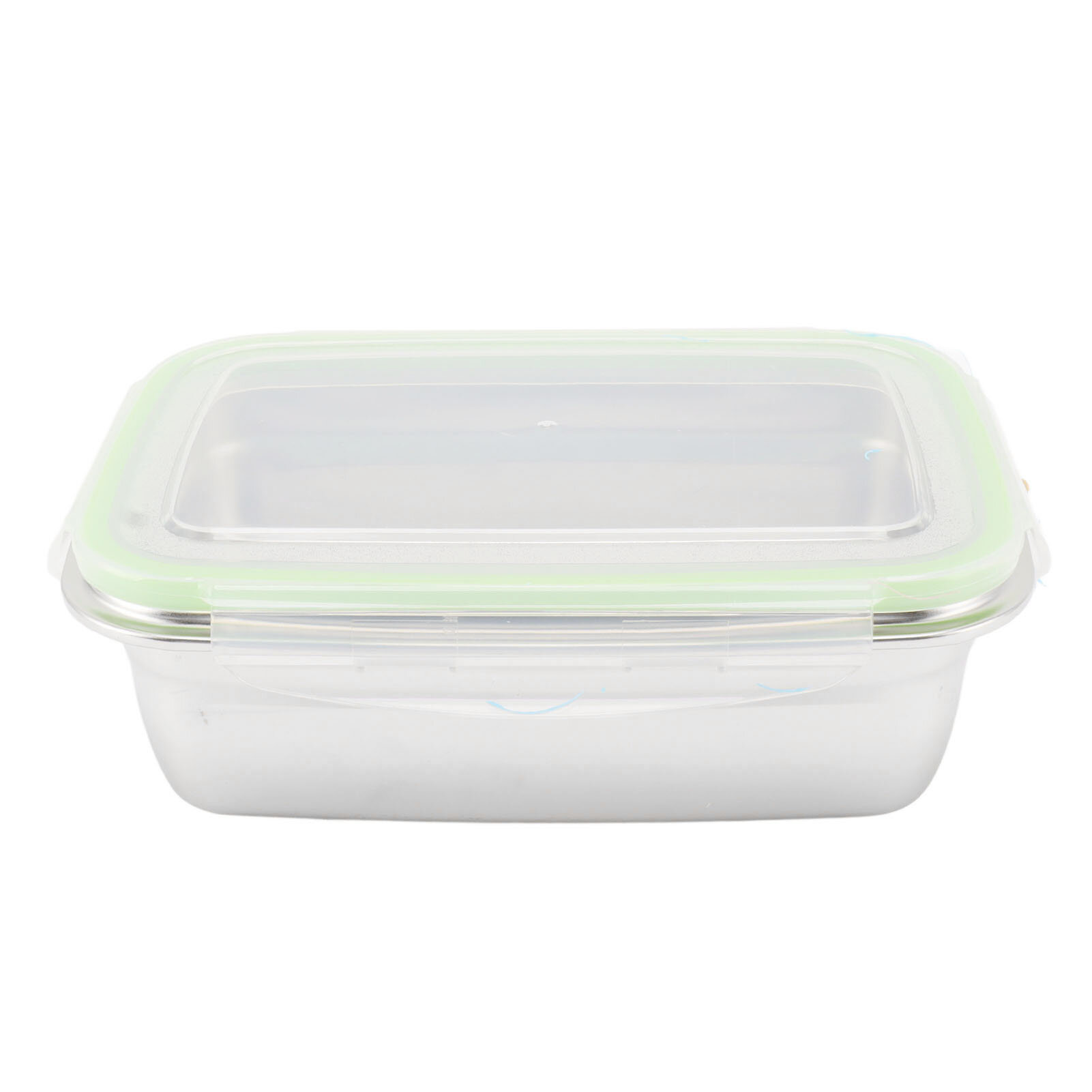 Квадратная коробка Bento из нержавеющей стали 304, 550 мл, герметичные контейнеры для хранения продуктов питания для обеда