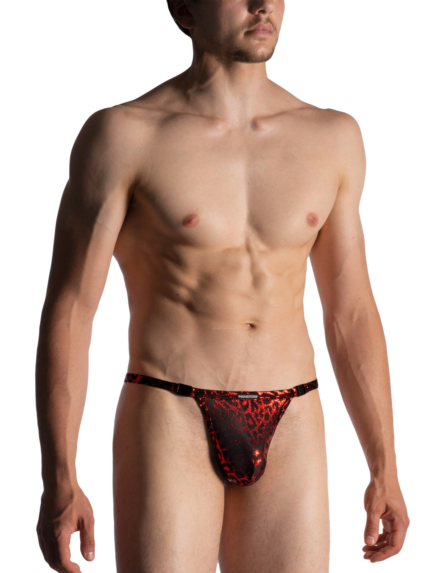 Трусы-стринги "M958 Stripper String - Red" / Manstore / Красный / Размер M