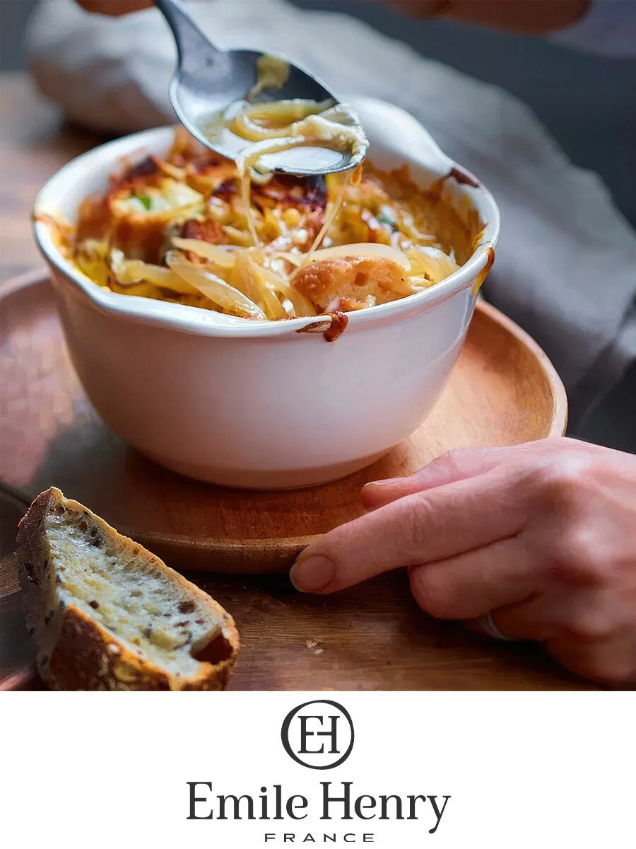 Пиала для запекания и сервировки Emile Henry, керамическая, цвет кремовый, 640 мл