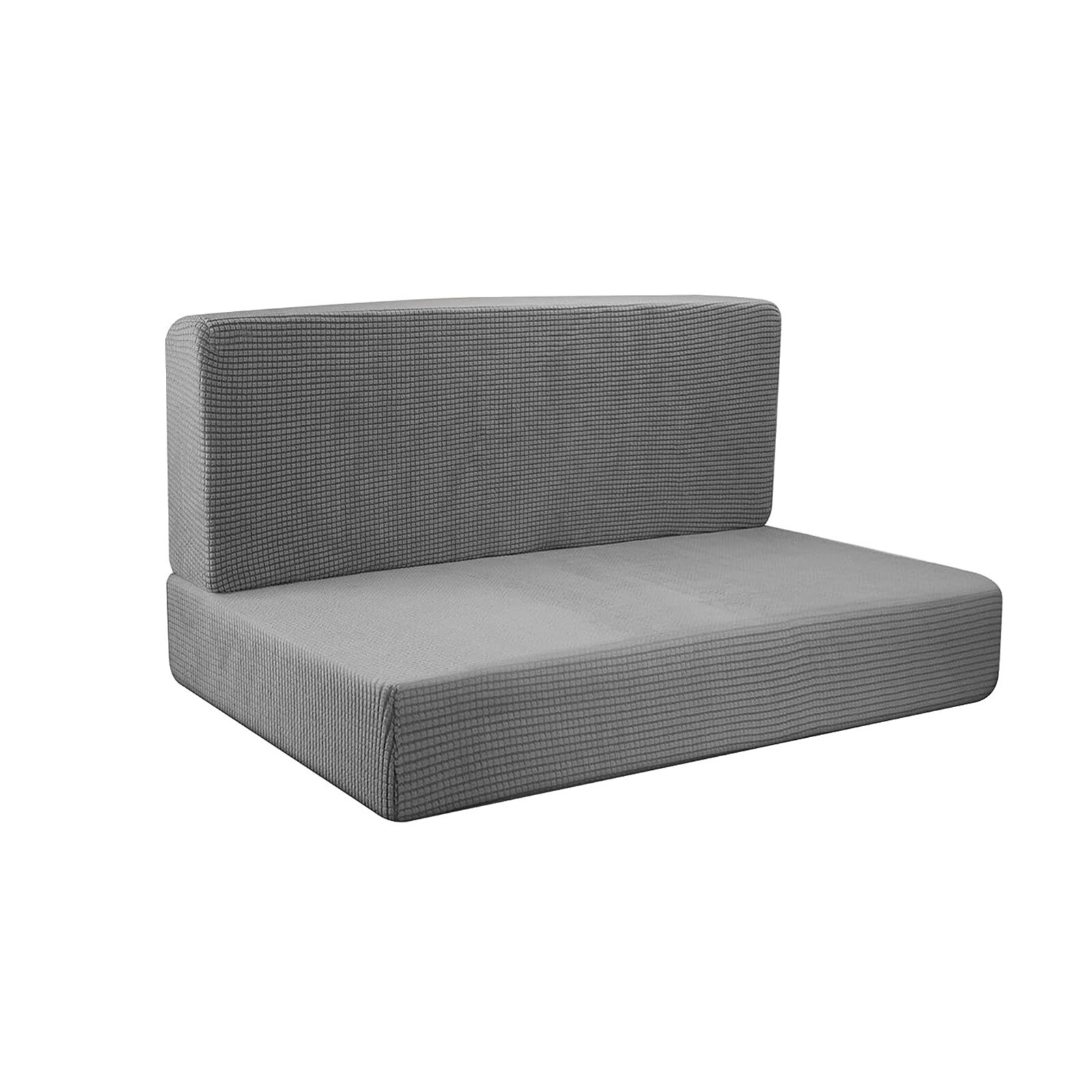 Чехлы для обеденных подушек RV, растягивающиеся, для дивана/loveseat, включает спинку и скамейку, светло-серый, большой размер