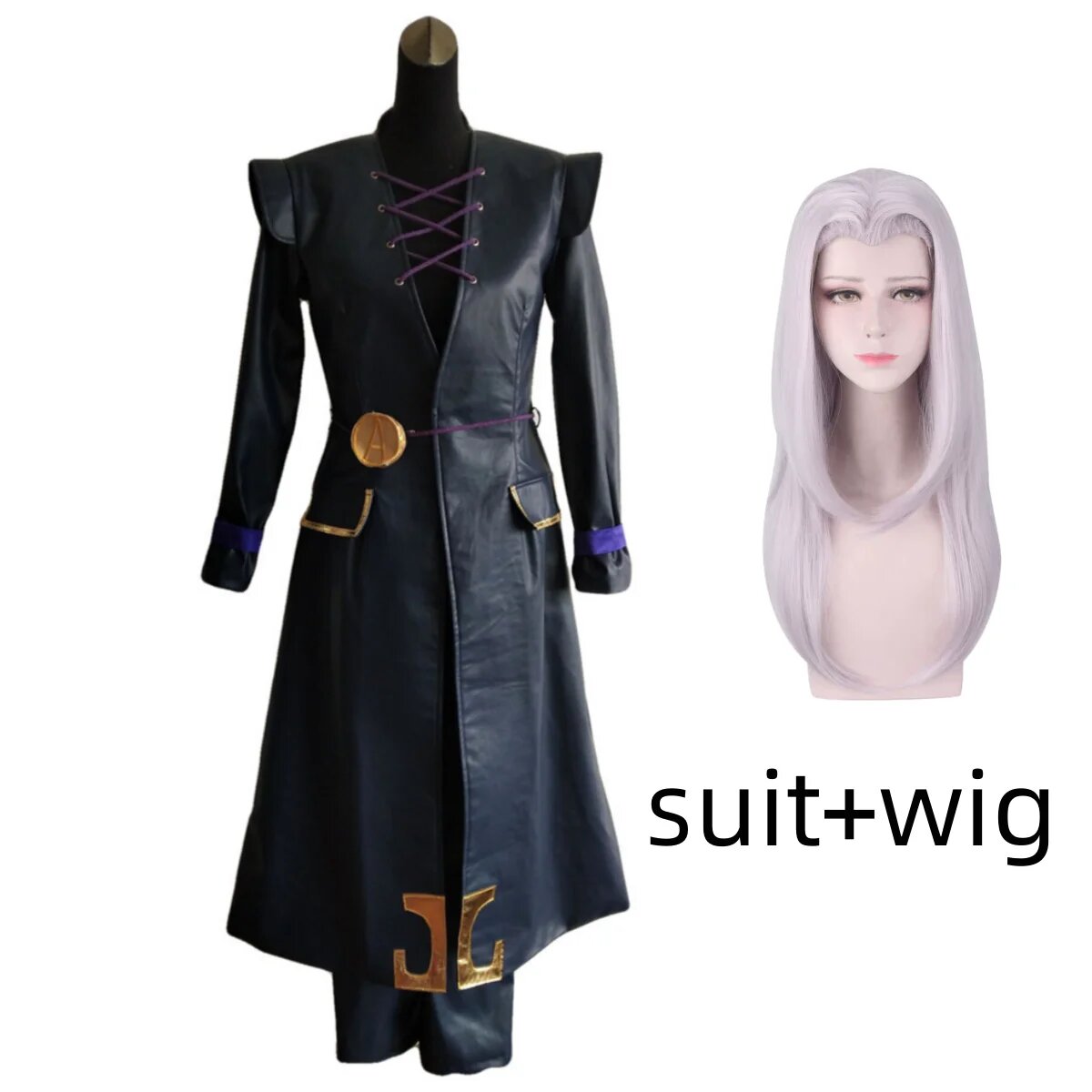 Косплей костюм Leone Abbacchio из аниме JOJO's Bizarre Adventure Golden Wind L, suit wig