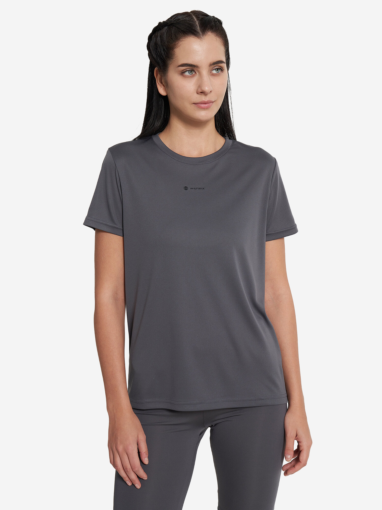 Футболка спортивная MATRIX SPORT MPF T-Shirt, размер 42, темно-серый — фото 1