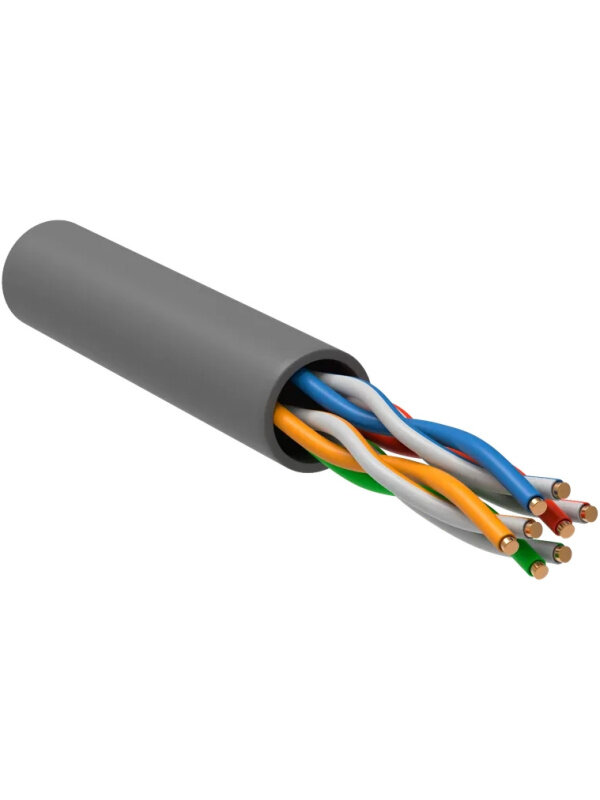Кабель ITK Generica BC1-C5E04-111-305-TL-R-G серый 305м