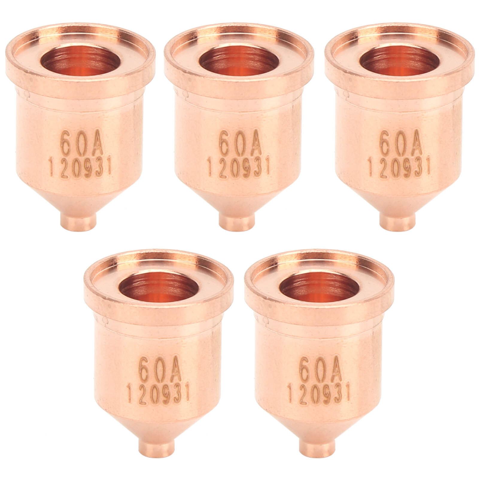 5 шт. насадок для плазменной резки с медными колпачками, сварочные горелки, аксессуары 120931