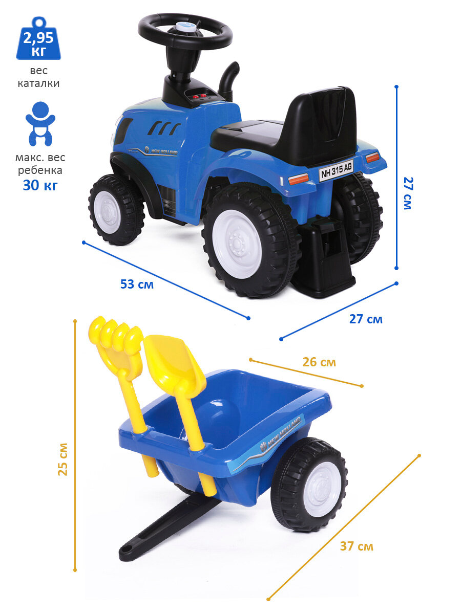 Пушкар каталка New Holland, Трактор — фото 1