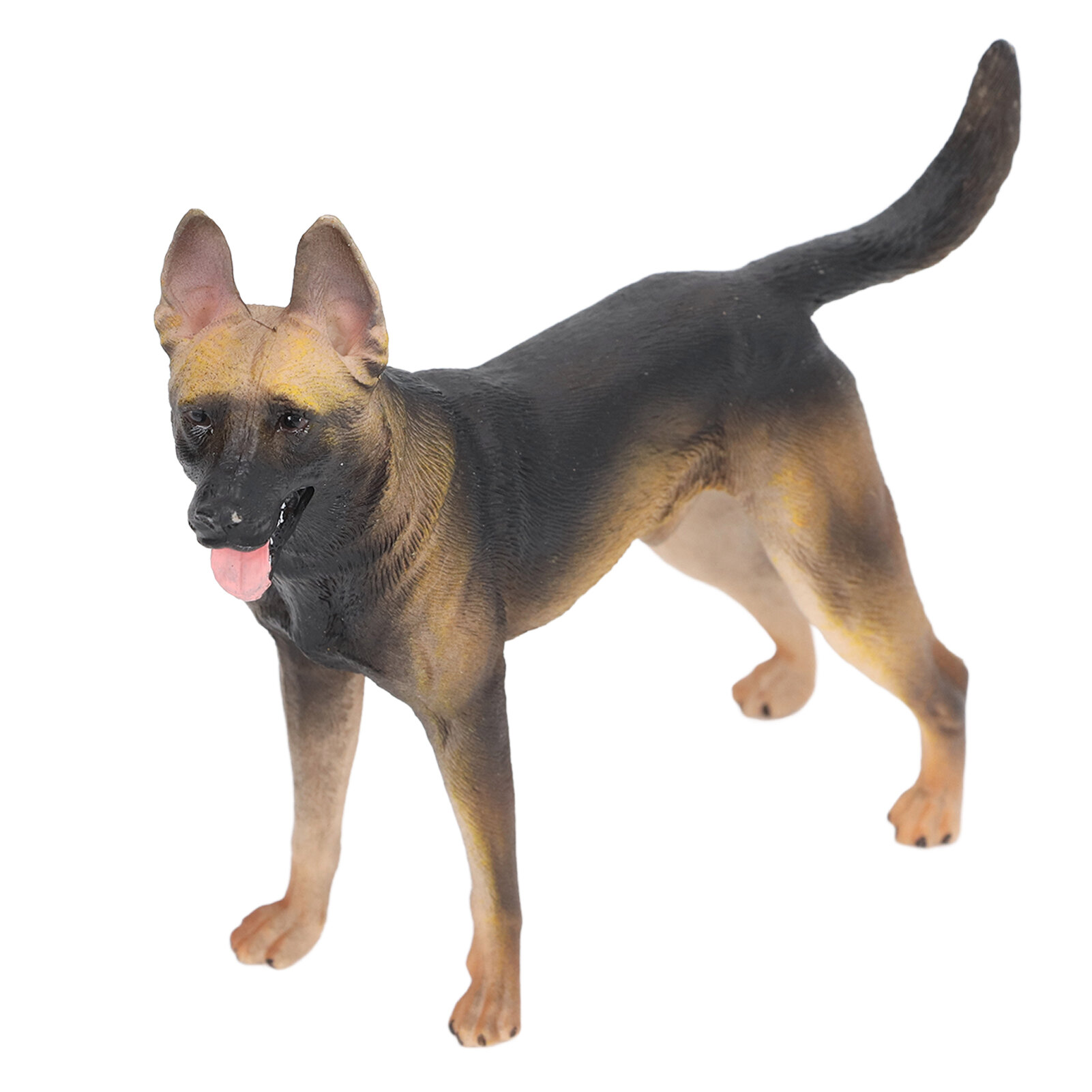 Фигурка немецкой овчарки, реалистичная модель собаки, игрушка для раннего обучения.
