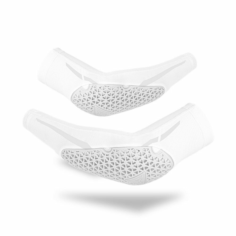 Белые защитные налокотники для офф-роуда — летние эластичные налокотники для мотоцикла и велосипеда, дышащая ткань