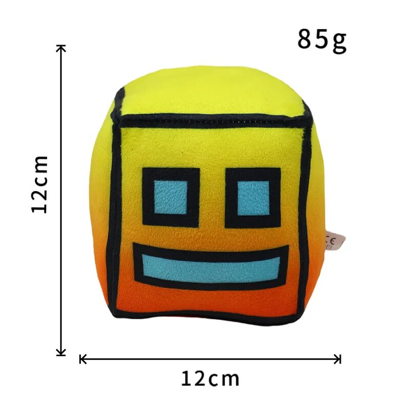 Плюшевая игрушка Geometry Dash, цвет M, 12 см