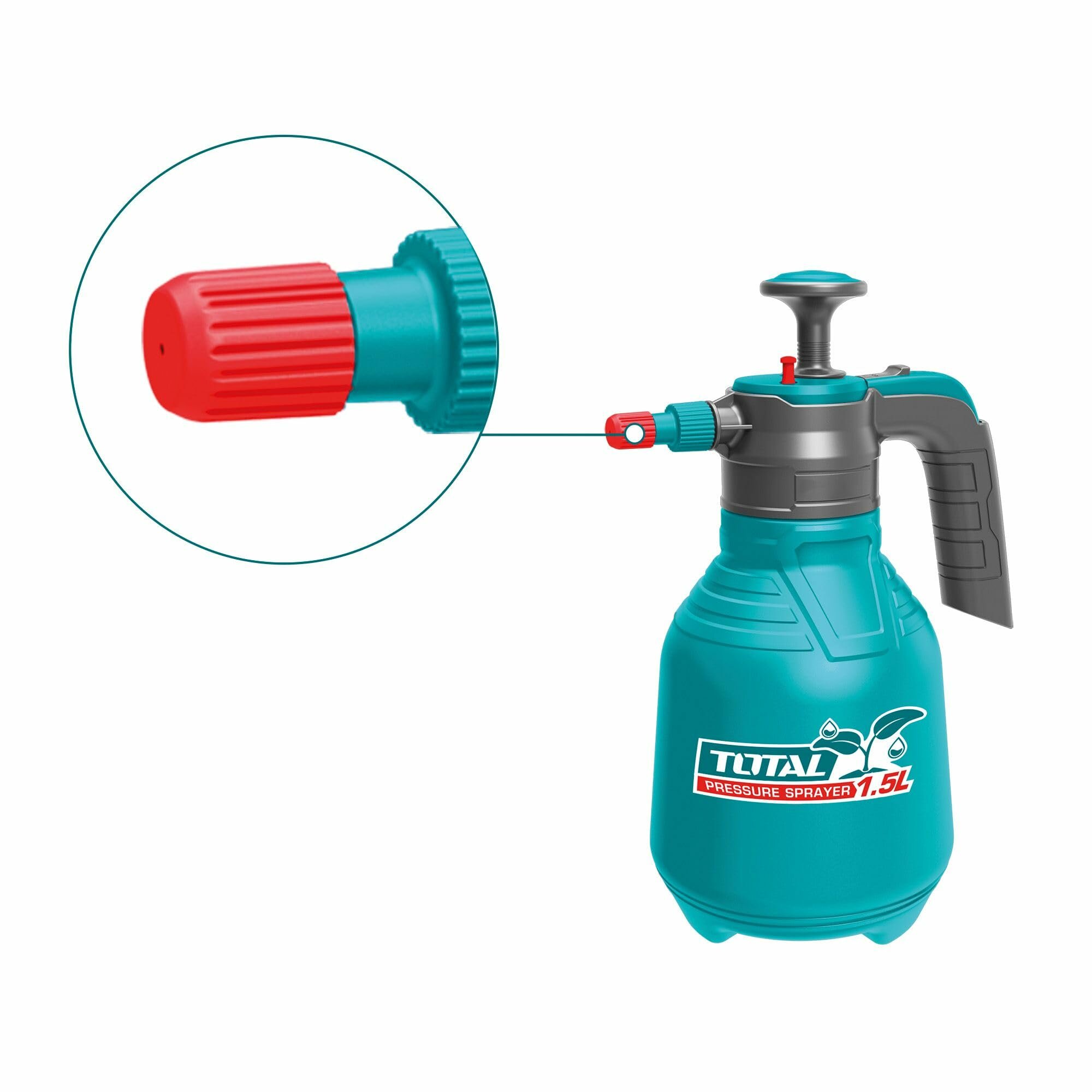 Опрыскиватель TOTAL THSPP201502, помповый, 1,5л, пластиковый, с регулировкой распыления