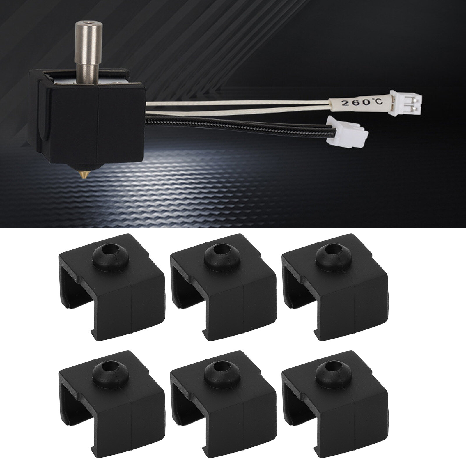 Аксессуары для 3D-принтера силиконовый рукав с высокой термостойкостью