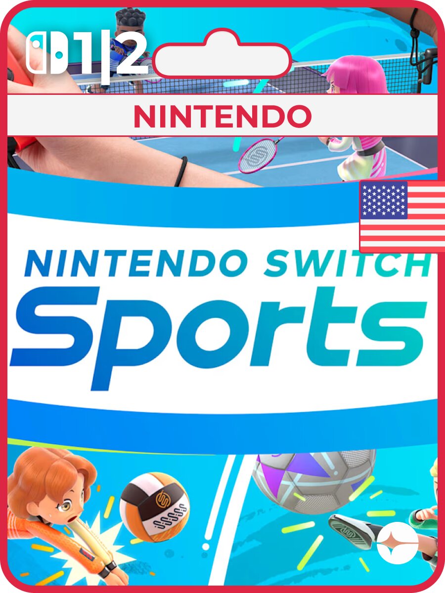 Nintendo Switch Sports для Nintendo Switch 1/2 [Цифровая версия, США]