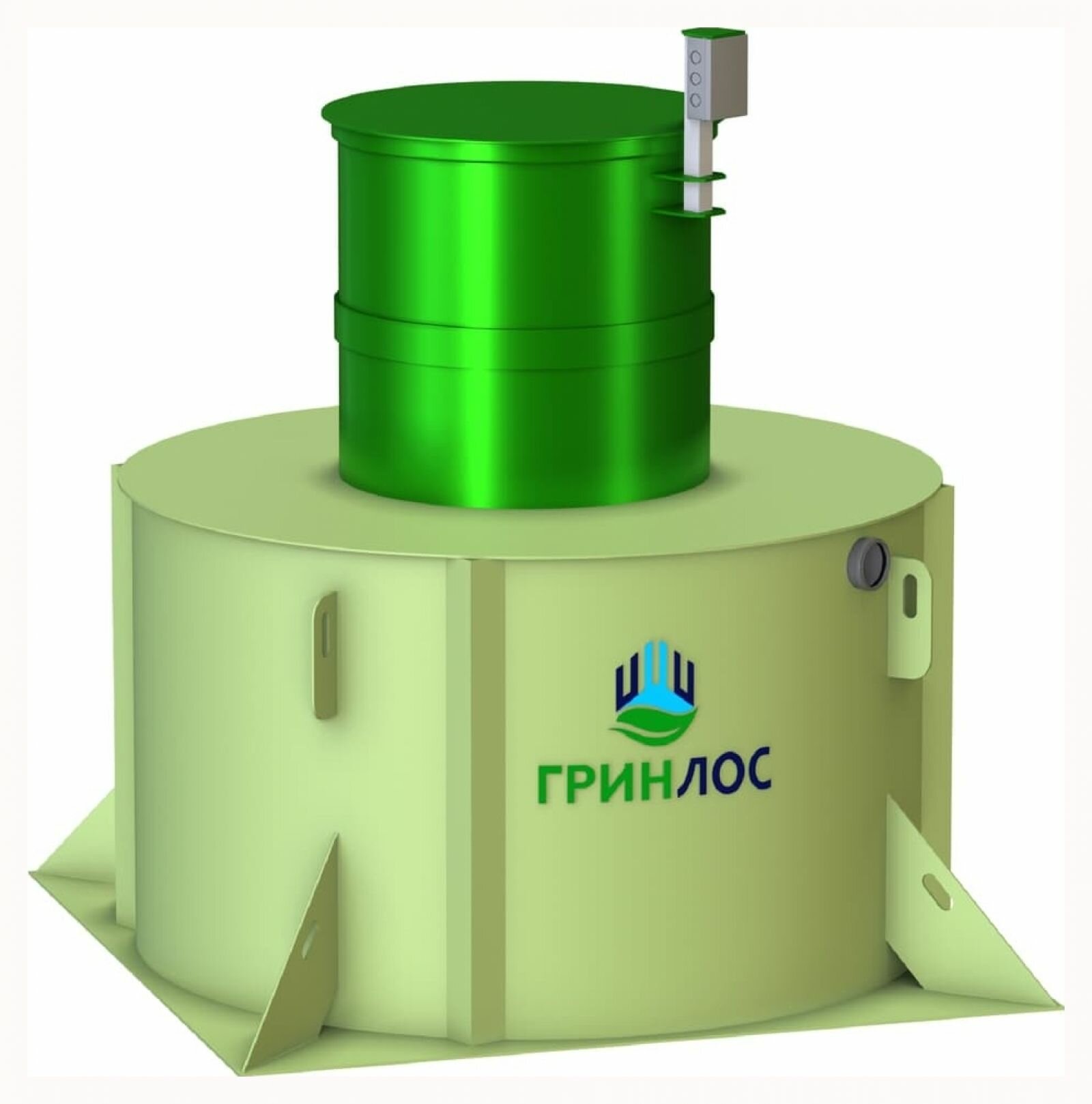 Септик для дома гринлос Аква 10 Миди (2 м3/сут, самотечный, на 10 человек)