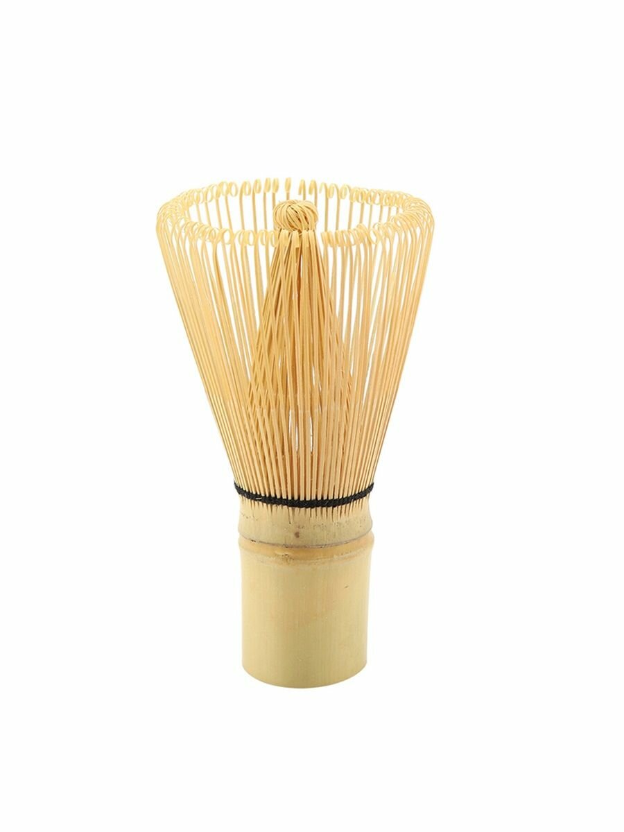 Венчик для чая Chasen Chasen Natural Bamboo, 100 зубцов, венчик для чая, инструмент для приготовления порошка матча, прочный и простой в уходе