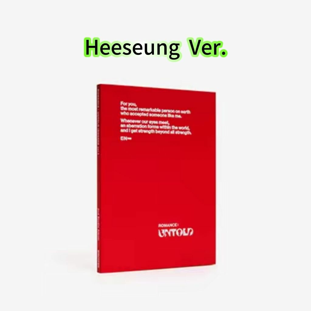 Альбом ROMANCE : UNTOLD (версия ENGENE) с фотокарточками и CD, 50 страниц