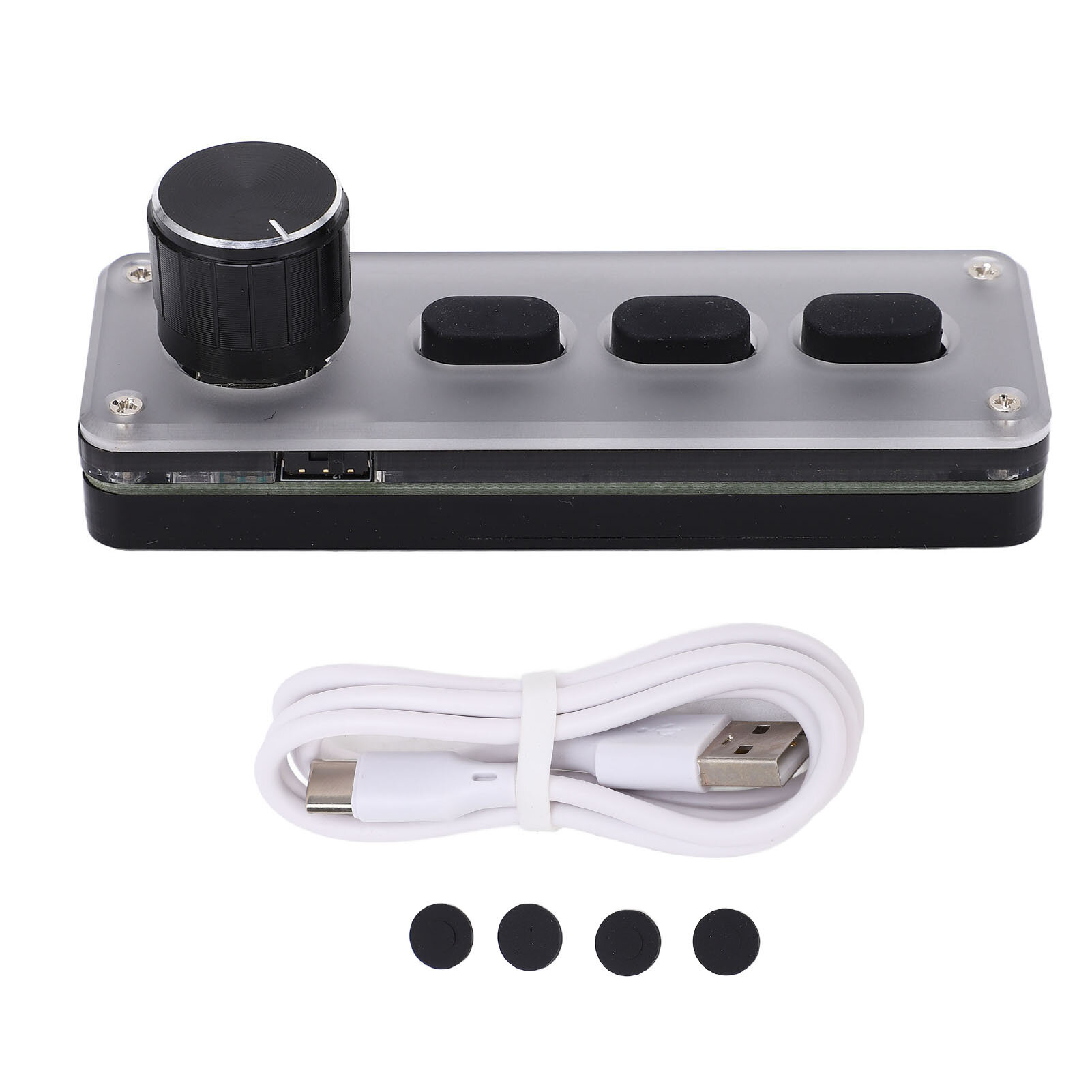 Механическая игровая клавиатура для одной руки, 3 клавиши, Bluetooth, многофункциональная, Plug and Play, подходит для офиса, игровой лаборатории, студии звукозаписи.