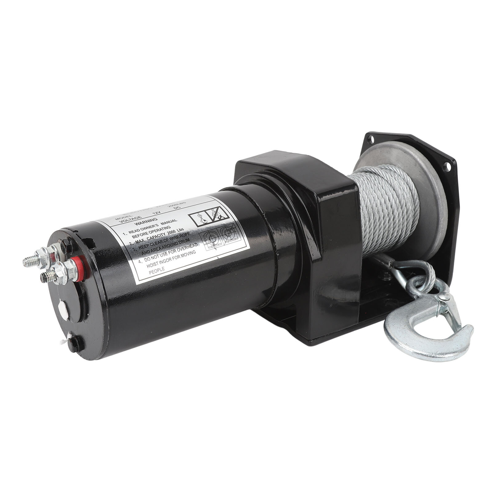 DC12V 2000lbs электрическая лебедка с дистанционным управлением универсальная эффективная лебедка для буксировки прицепа для квадроциклов UTV