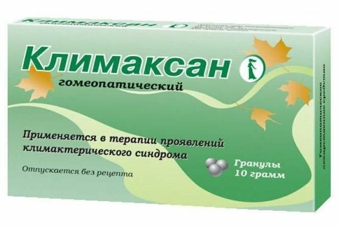 Климаксан гомеопатический, гранулы, 10 г