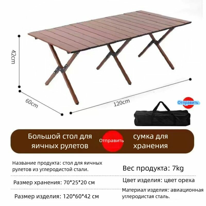 Экспедиционный Комплект: Складной Стол из Углеродистой Стали и Кемпинговое Кресло Кермит Готовься к Покорению Дикой Природы!