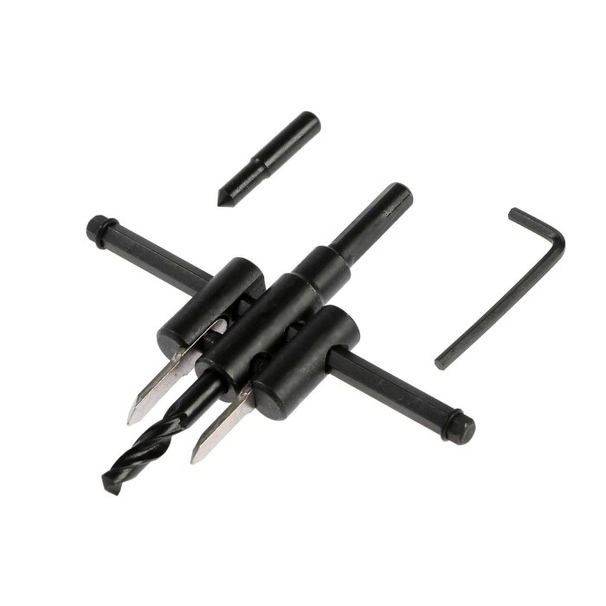 Сверло круговое регулируемое по дереву тундра "Балеринка", 30 - 120 мм