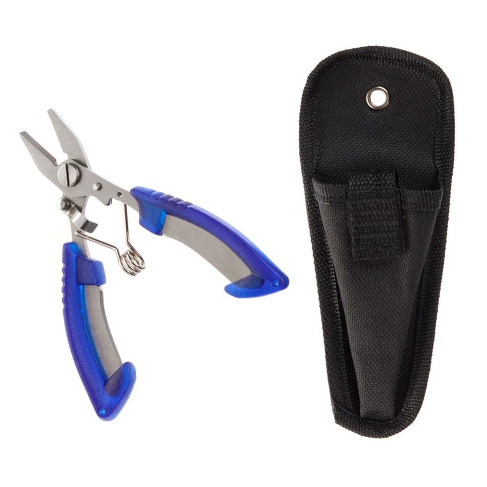 Мультитул Сима-ленд, рыболовный, с чехлом, сталь, пластик, синий