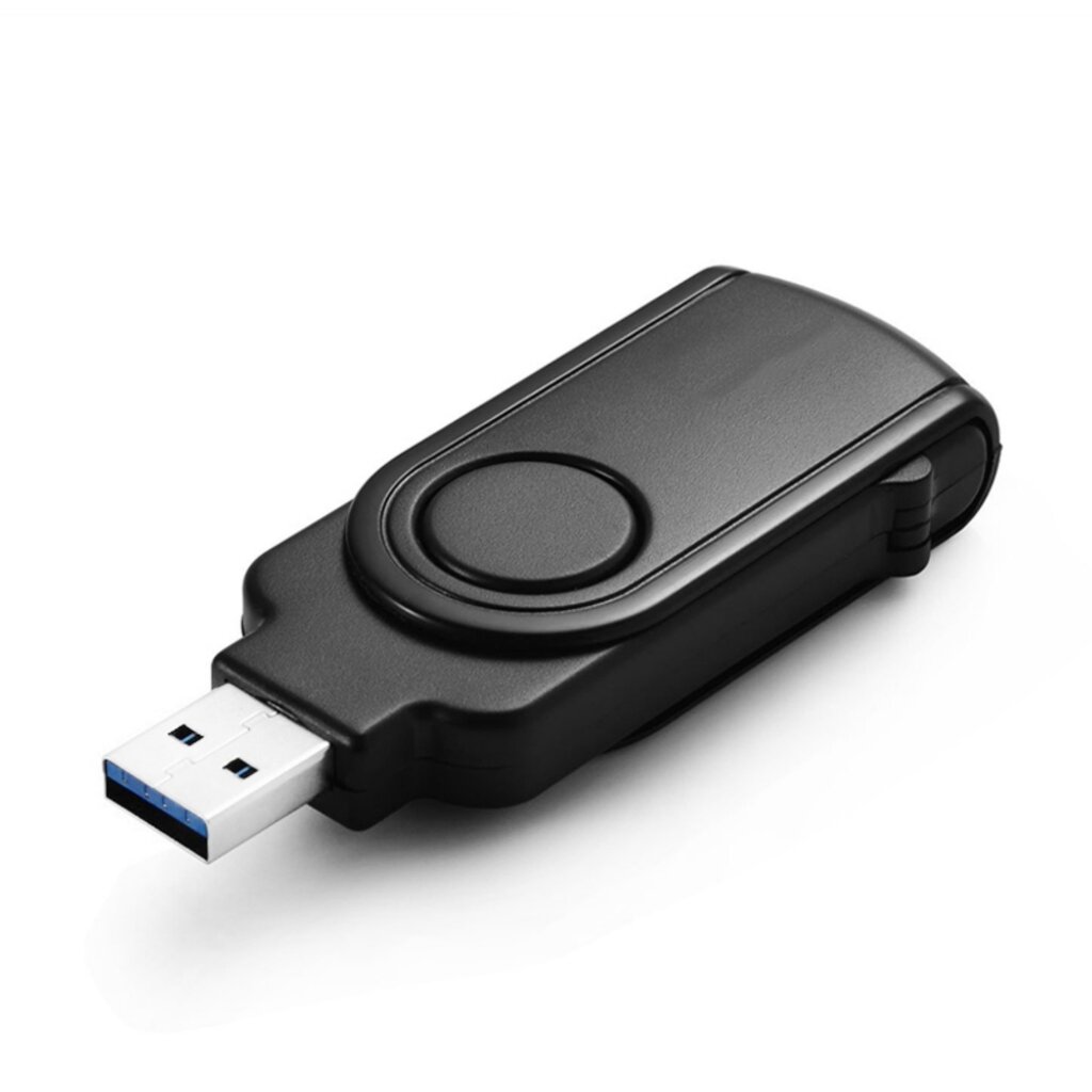 Адаптер для Чтения карт Памяти USB3.0 SDTF MicroSDs Со Скоростью 5 Гбит/с для Телефонных Устройств Черный