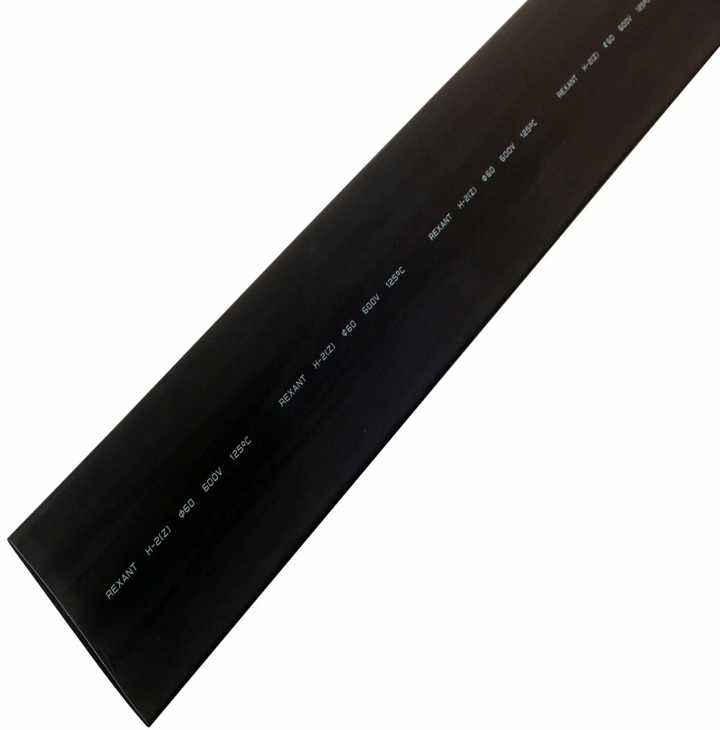 Трубка термоусадочная Rexant 25-0060, тонкостенная, 1 м, черная