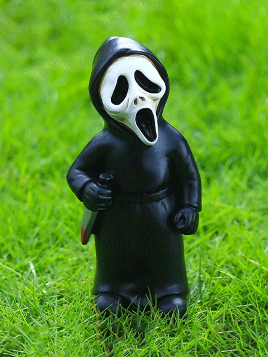 Статуэтка настольная декор из смолы Ghostface Scream ，18.5 см