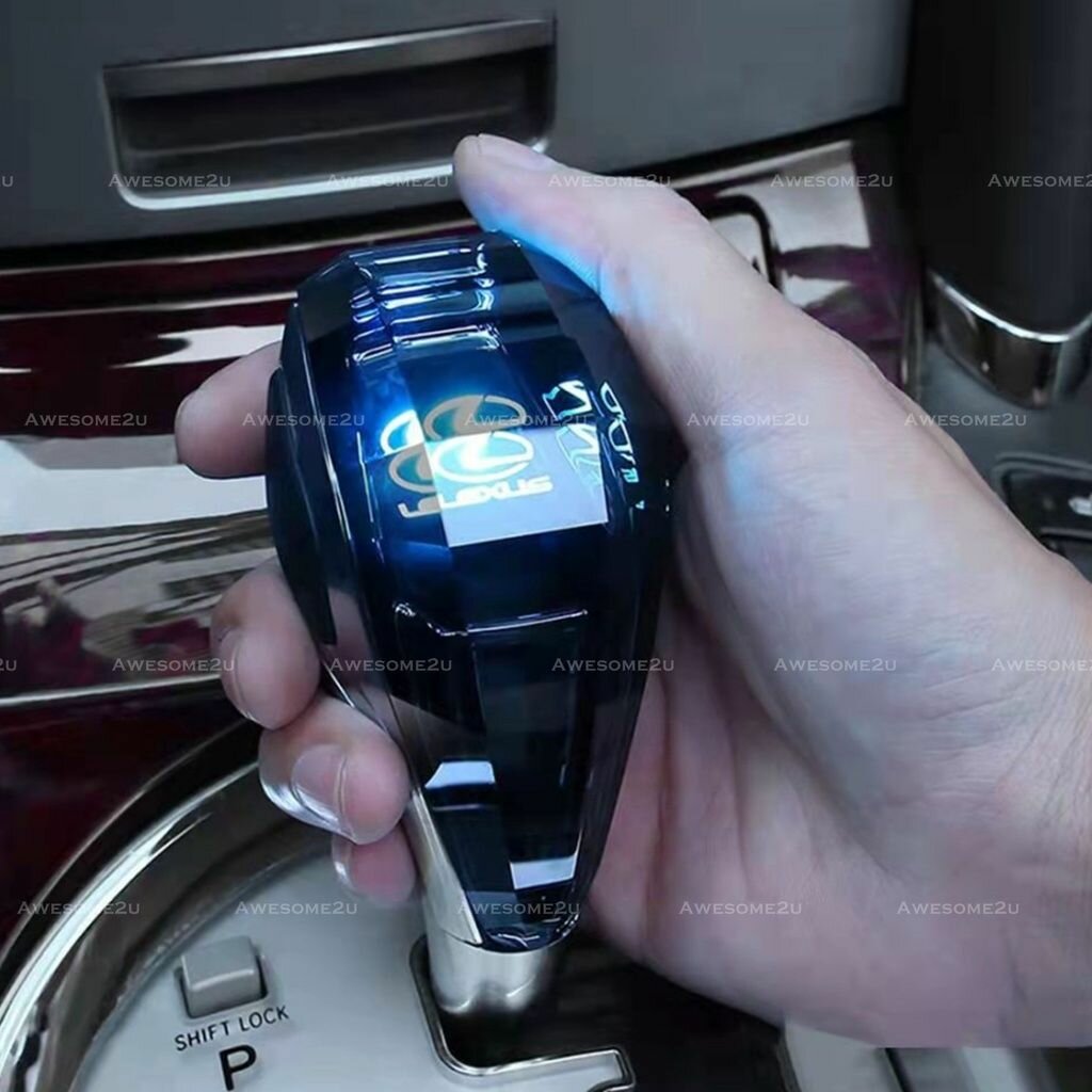 Новые хрустальные автомобильные ручки, ручка переключения передач, рычаг ручки, головка со светодиодом для Toyota Benz Mitsubishi Mazda Lexus