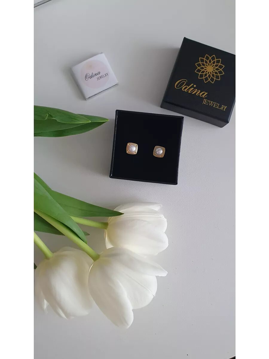 Серьги пусеты