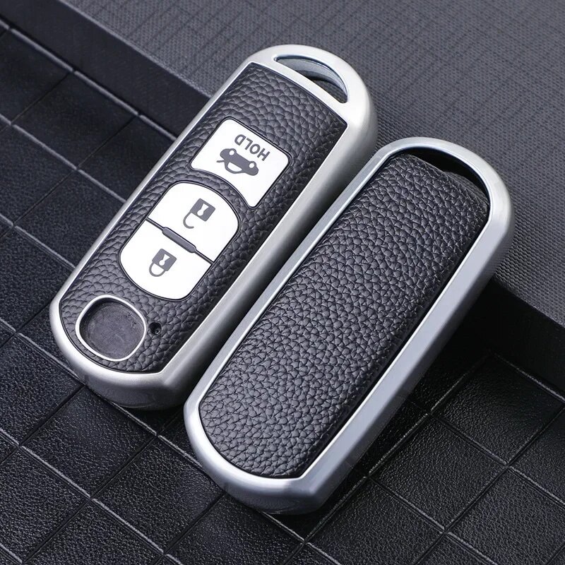 Чехол Для Ключа Mazda, Защитный Держатель Для Автомобильного Ключа-пульта Для Mazda 2, 3, 5, 6, Axela, Atenza, CX-5, CX-7, CX-9