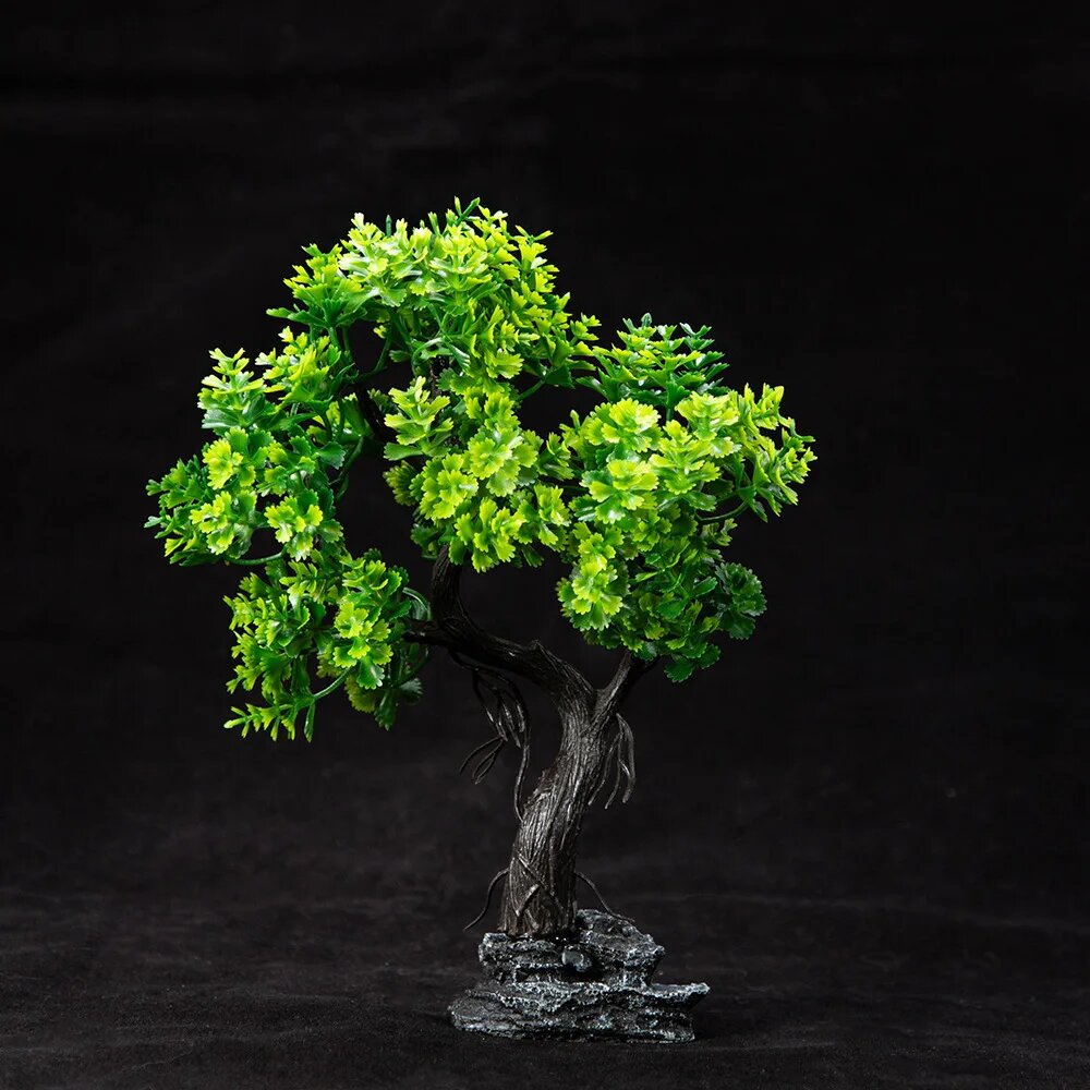 Декоративное дерево для аквариума, цвет Green