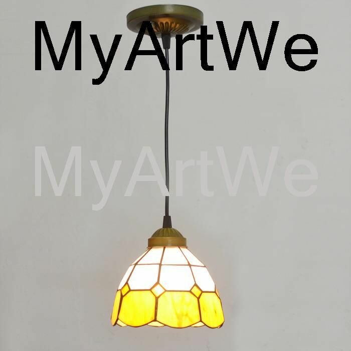 Люстра потолочная MyArtWe M52W Маленькая люстра из витражного стекла