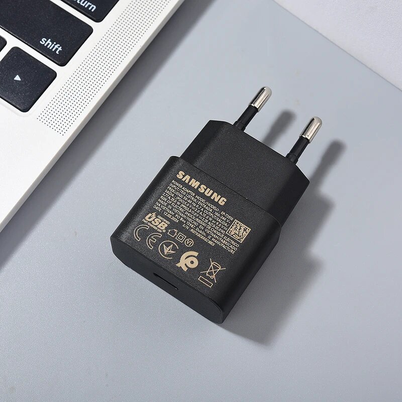 Быстрое Зарядное Устройство Samsung USB C, 25 Вт, Адаптер Сверхбыстрой Зарядки