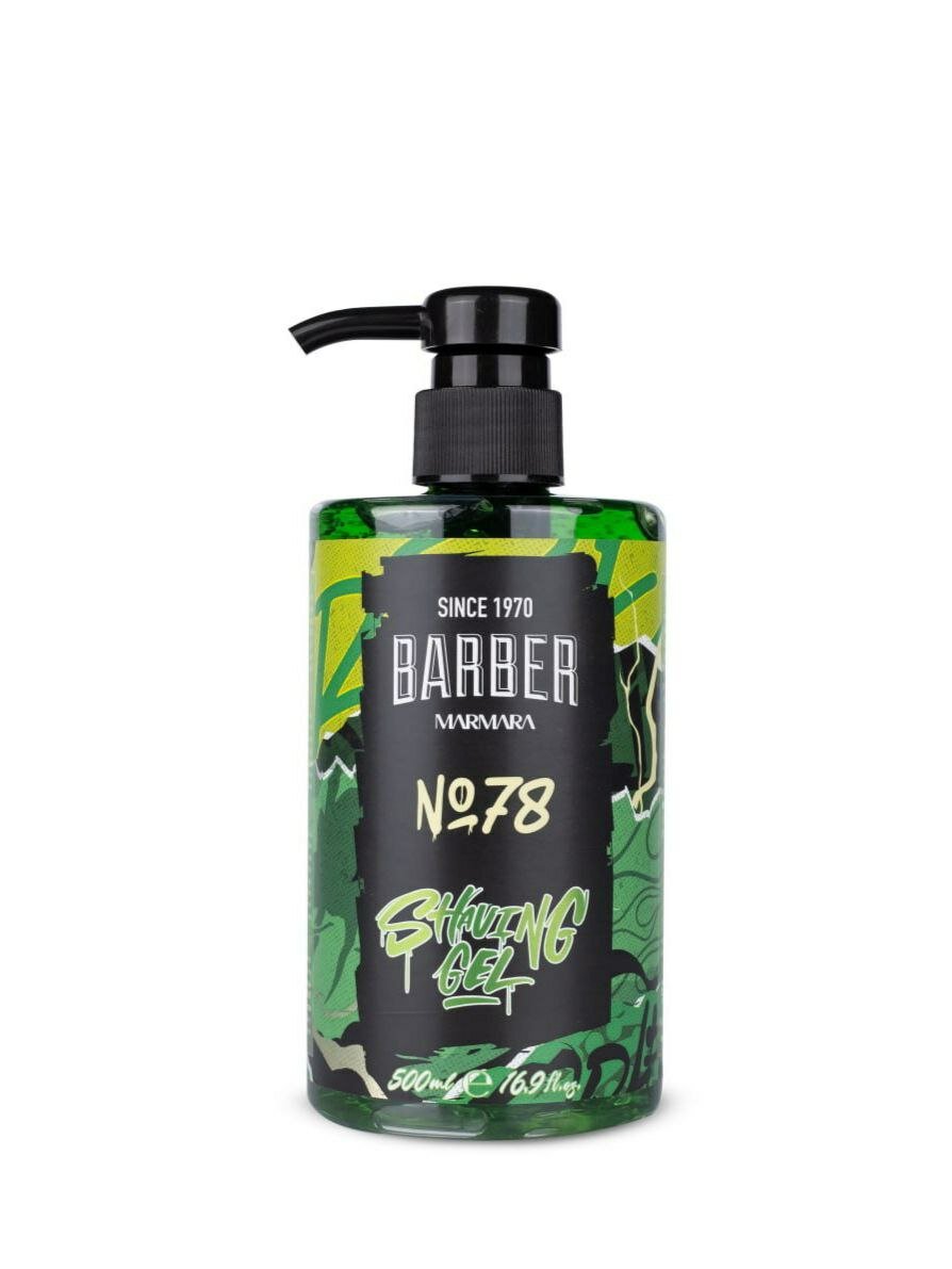 Гель для бритья мужской Marmara Barber № 78, цитрусово-древесный аромат, 500 мл