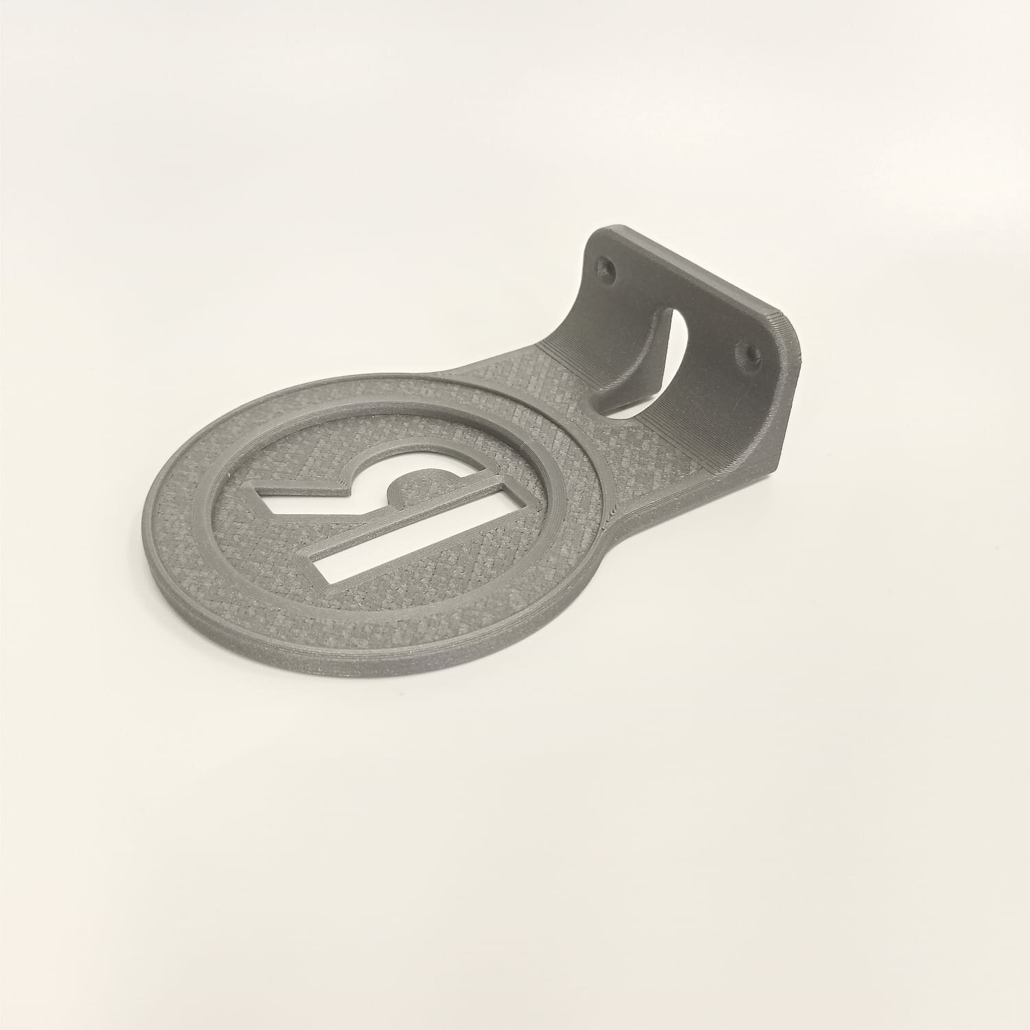 Настенный кронштейн-полка для Яндекс Станции Мини 1, 3D печать, серый