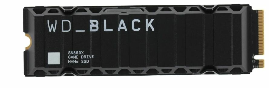 2 ТБ SSD M.2 накопитель Western Digital Black SN850X WDS200T2XHE(WDS200T2XHE) - PCI-E 4.0, чтение - 7300 Мб/с, запись - 6600 Мб/с, 3D TLC NAND