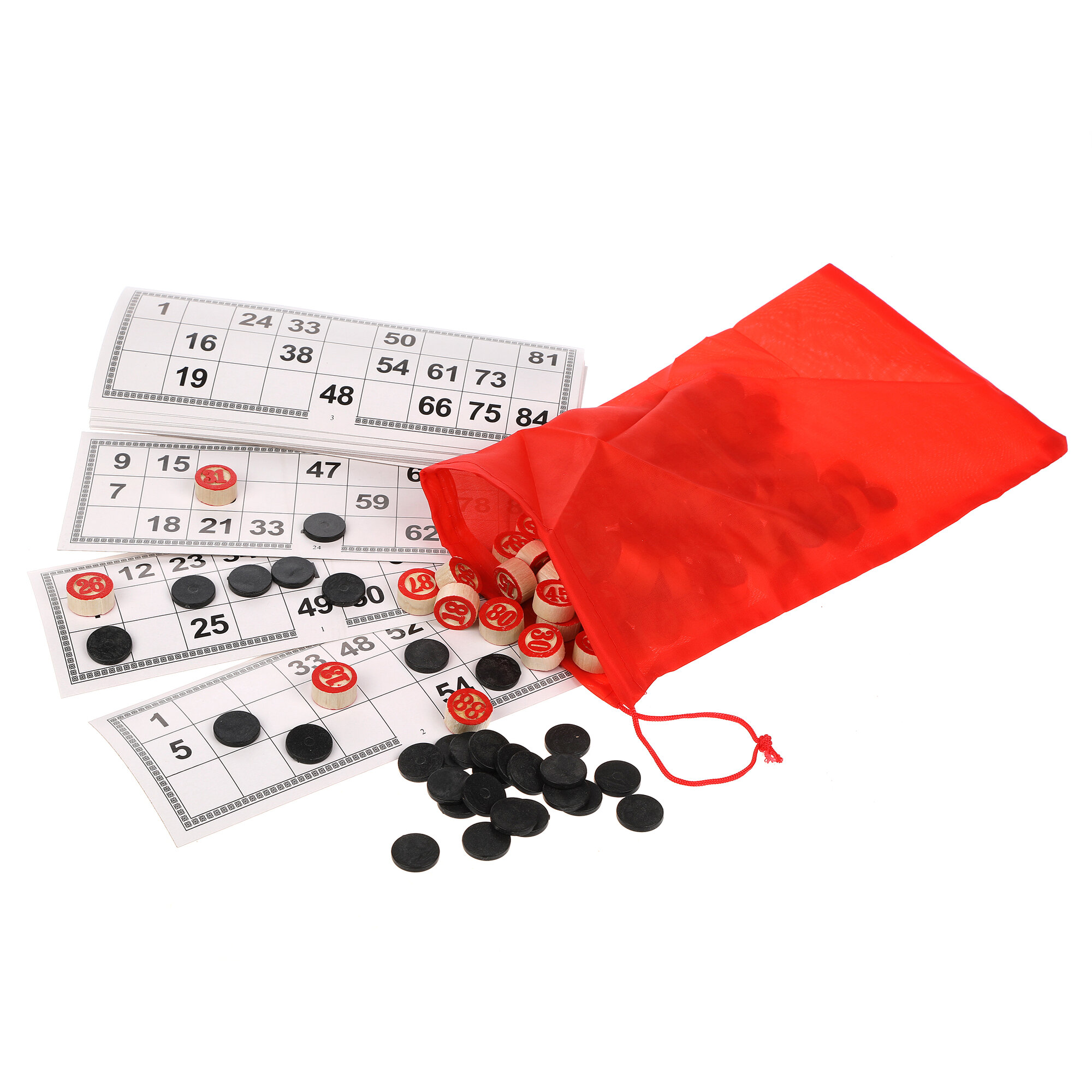 Лото Настольная игра , в комплекте бочонки, карточки, фишки, мешочек, коробка