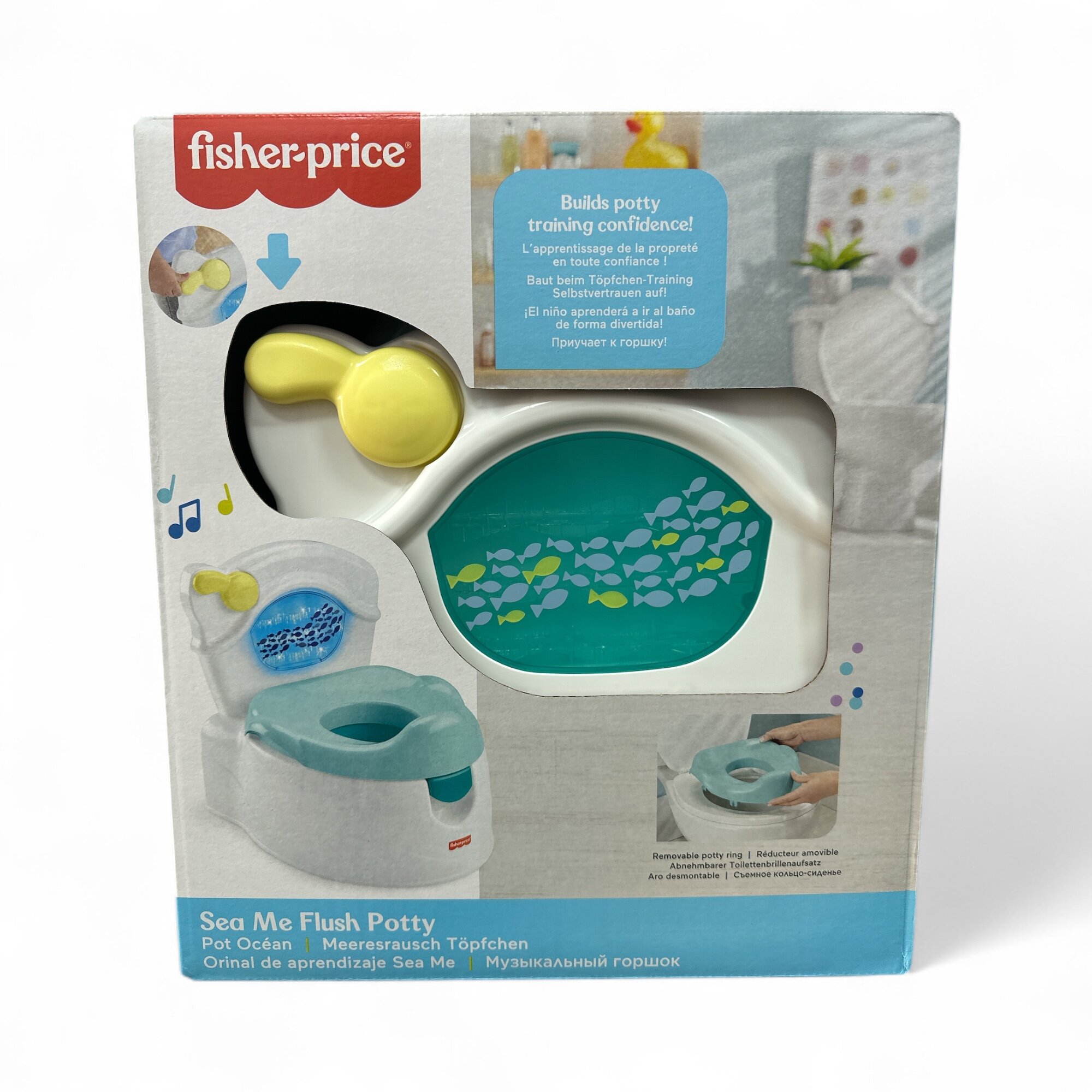 Горшок Fisher-Price GWD37, музыкальный, для детей от 1 до 3 лет