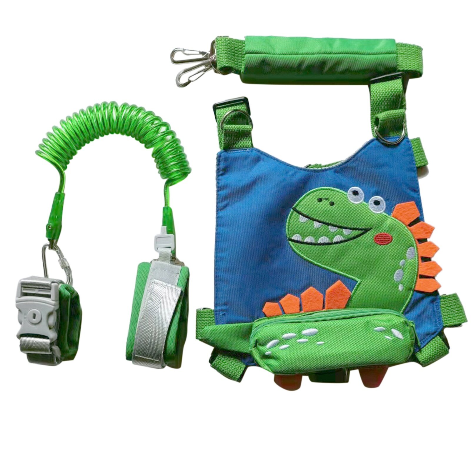 Assistant Strap Belt Cute Dinosaur Safety Toddler Traction Rope with 6.6ft String for Children Walking Blue