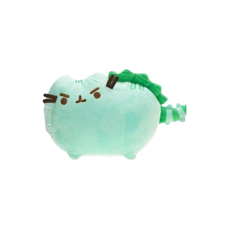 Charming plush fat cat grey cat with hamburger pizza and ice cream treat designs