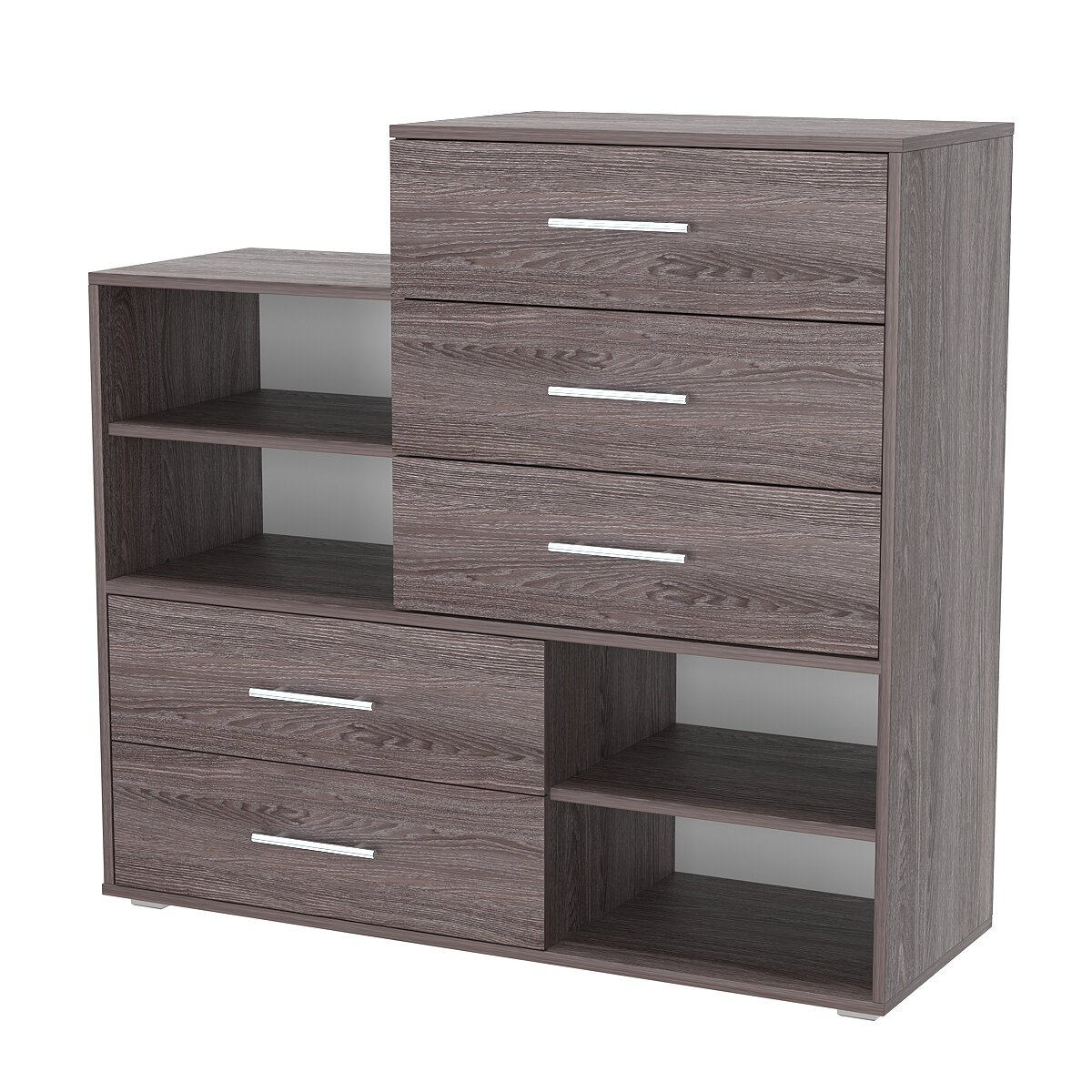 Комод вектор КВ-03, Ясень Анкор темный - U31105