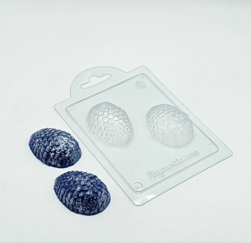 Яйцо дракона мини форма пластиковая для мыла и шоколада