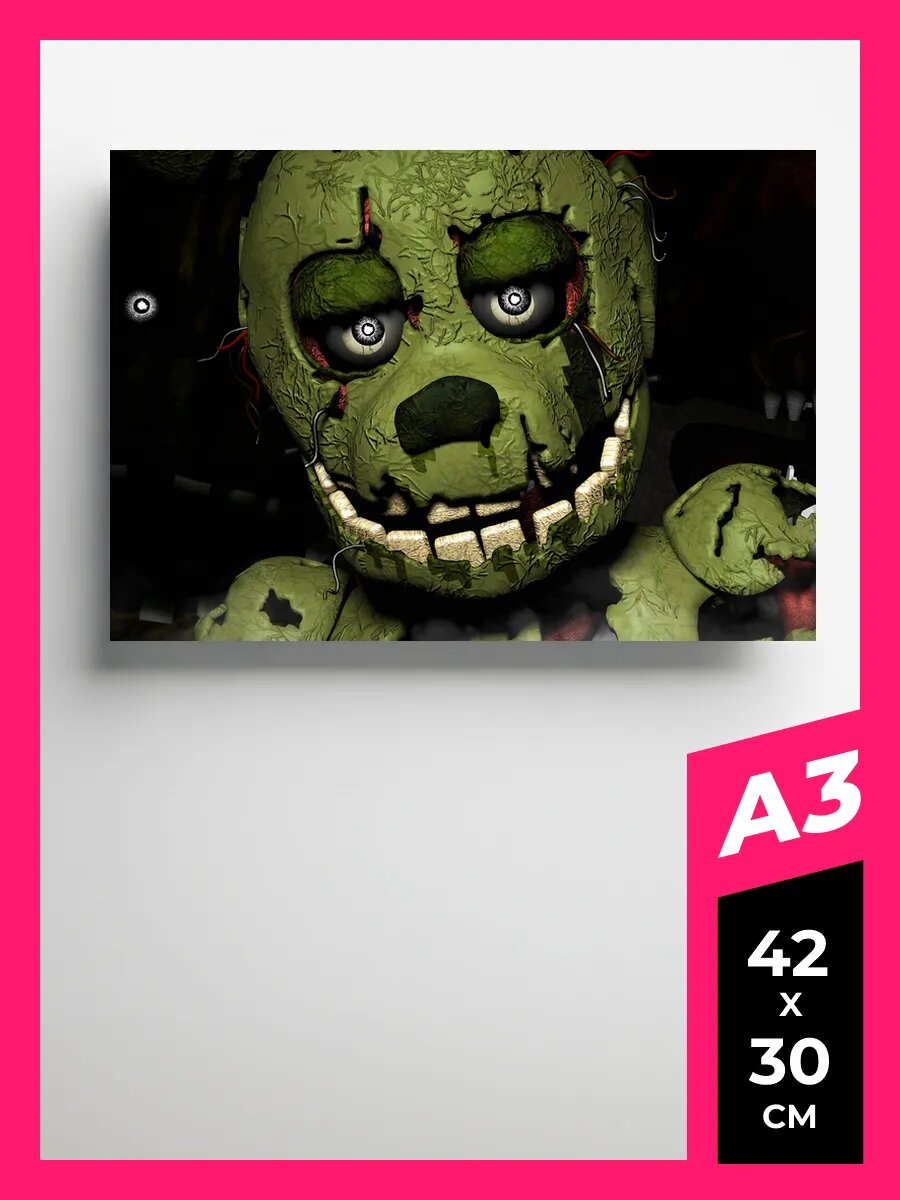 Постеры фнаф и плакаты FNAF Five Nights at Freddy’s 62, матовая фотобумага премиум качества