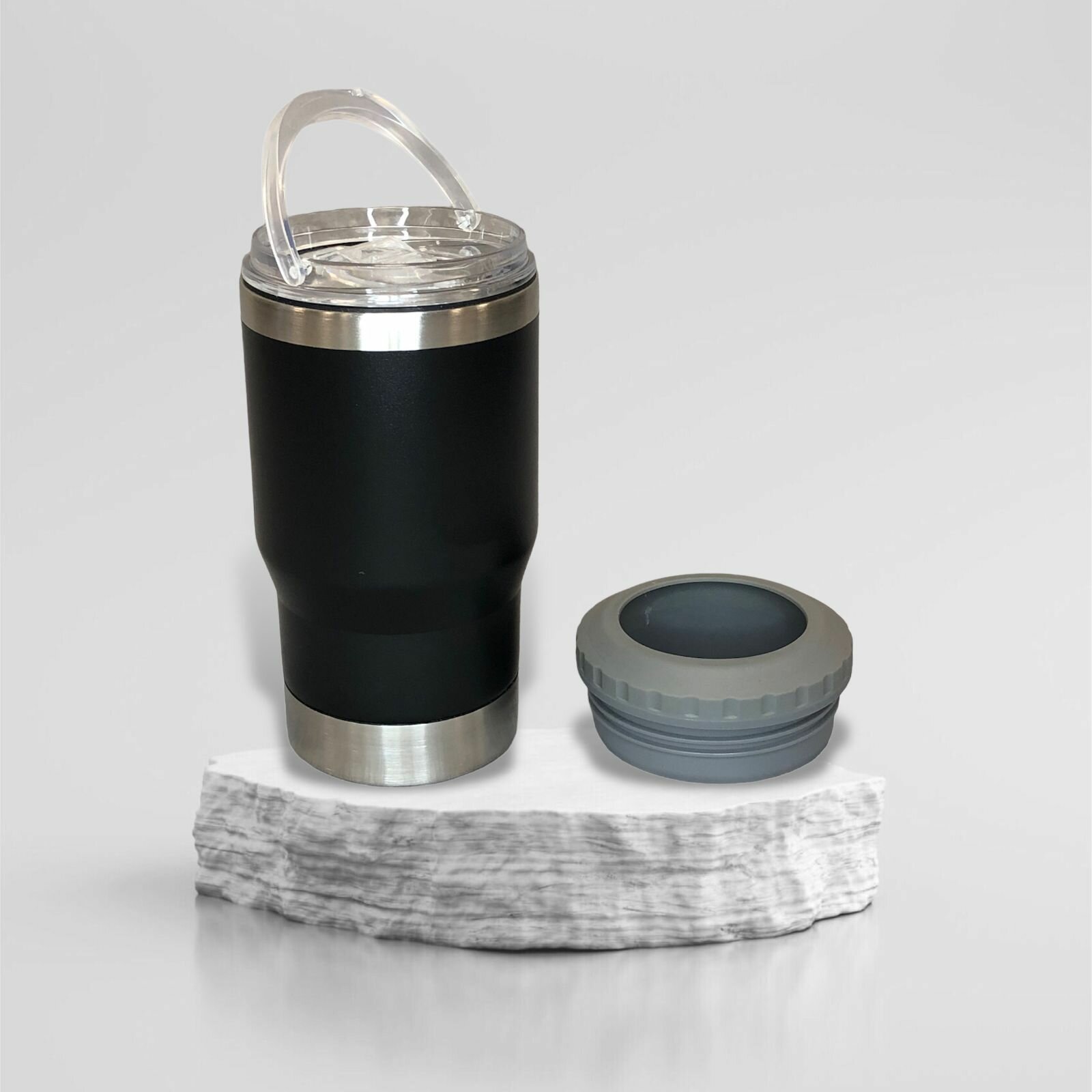 Охладитель (термокружка) для напитков с открывалкой для бутылок