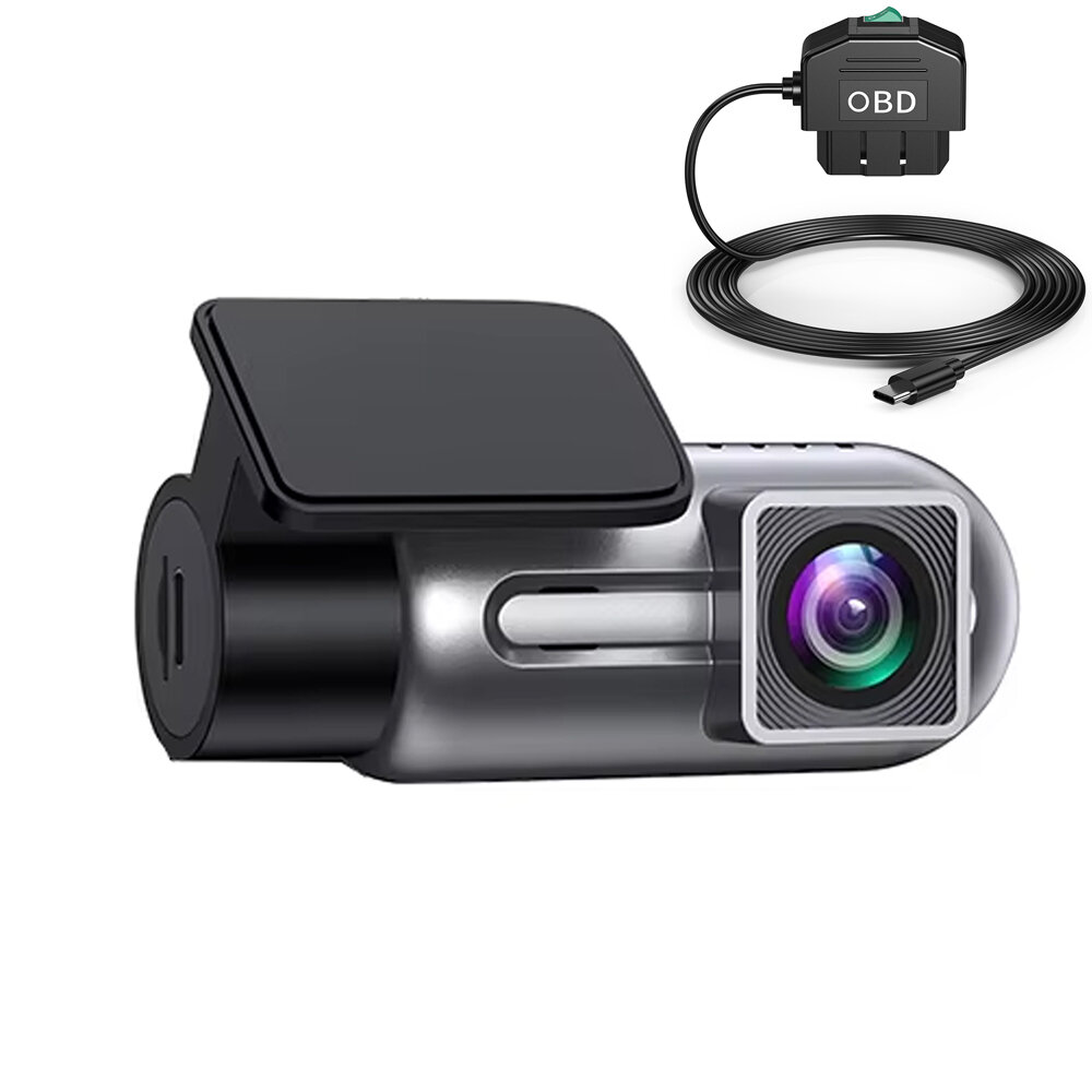 Видеорегистратор Видеорегистратор, автомобильная камера видеорегистратора, подключение к приложению WiFi, дополнительный мониторинг после парковки, суперконденсатор, голосовые подсказки